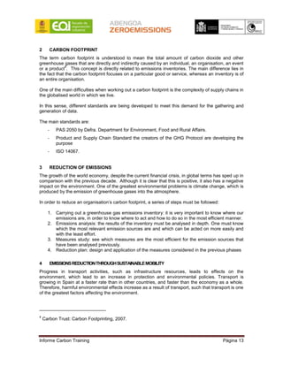 Anexo informe Carbon Traning english version | PDF
