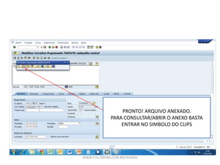 SAP PM_ Anexando documentos em ordens | PPTX