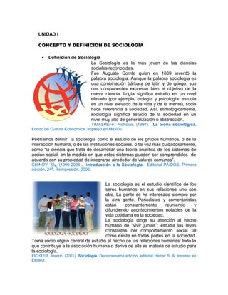 Anexo sociología general | DOC