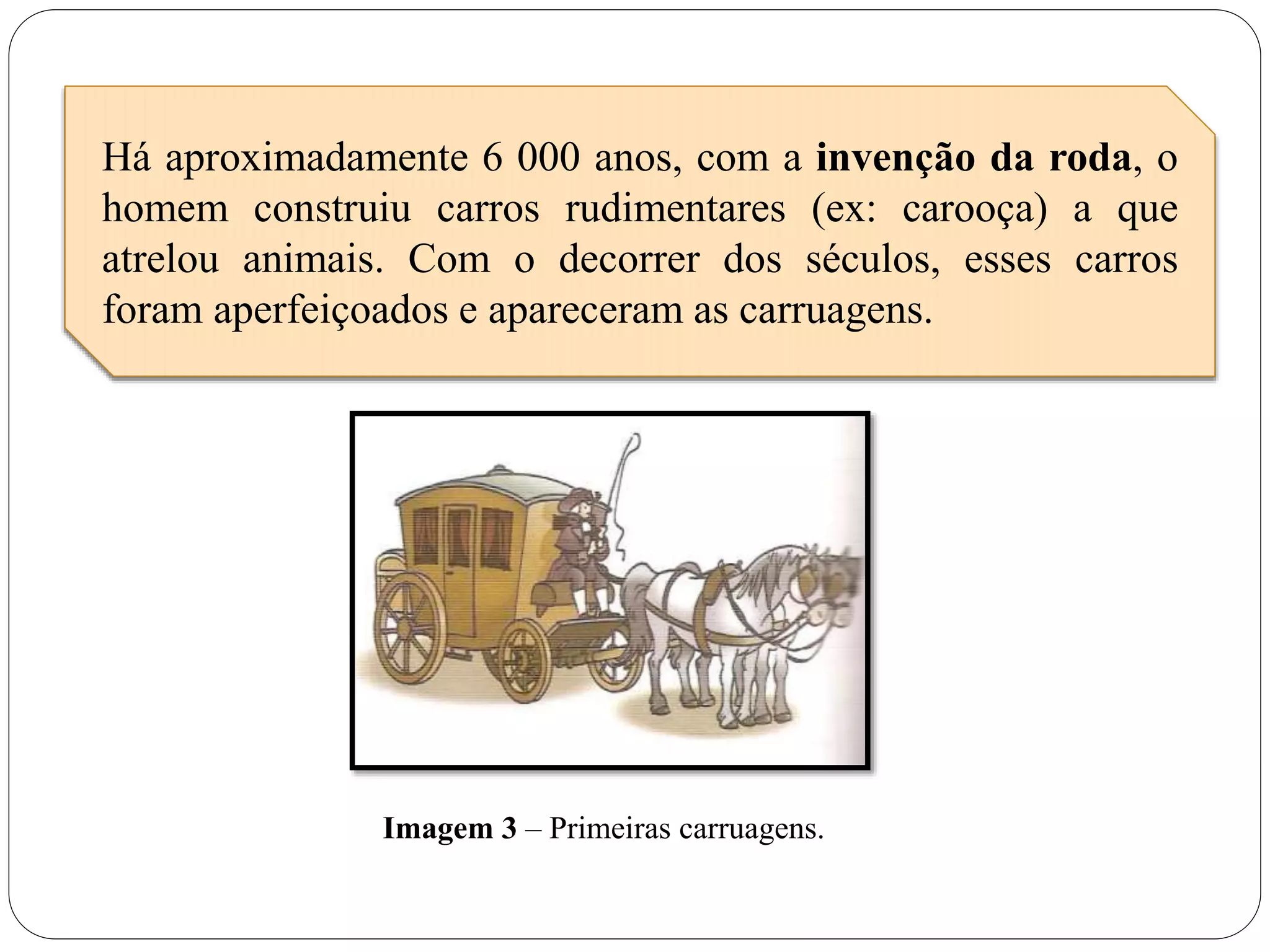 Evolução dos meios de transporte | PPTX