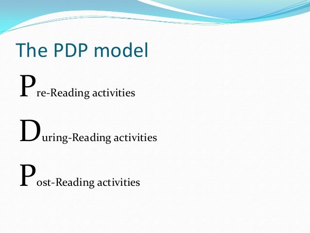 An experience with the pdp model to teaching reading