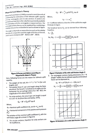 An Experimental and analytical study on Uplift capacity of horizontal ...