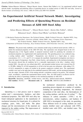 Artificial Neural Network