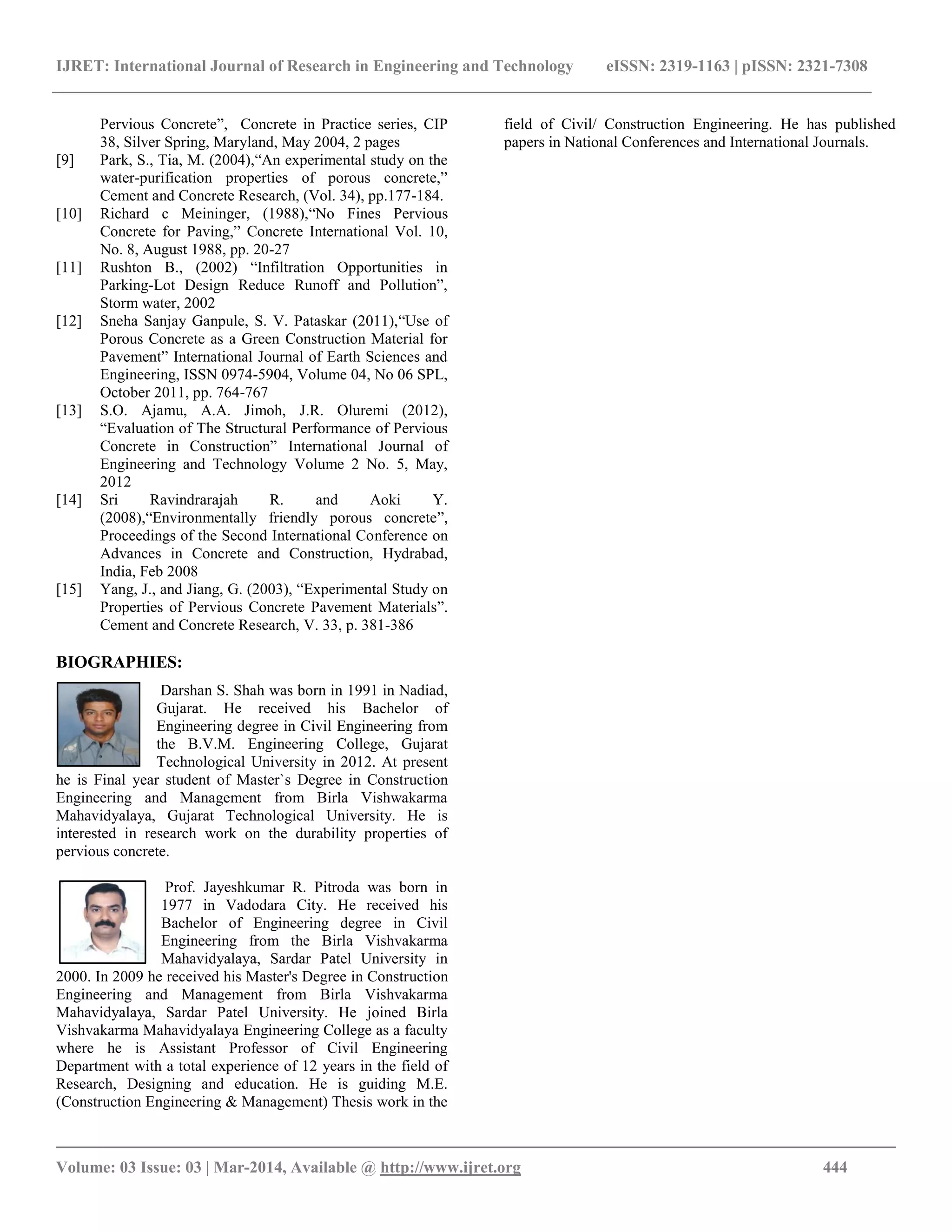 An experimental study on durability and water absorption properties of ...