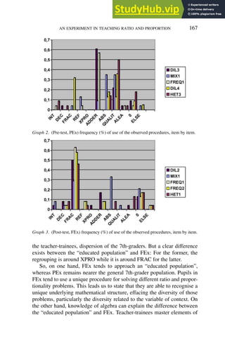 An Experiment In Teaching Ratio And Proportion | PDF