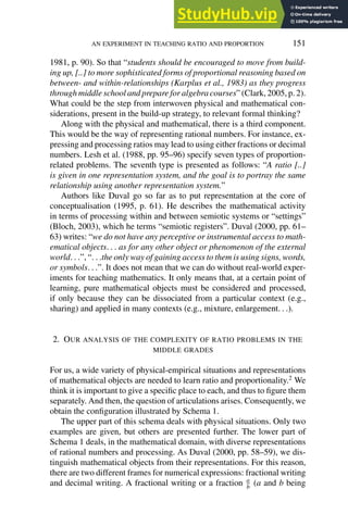 An Experiment In Teaching Ratio And Proportion | PDF