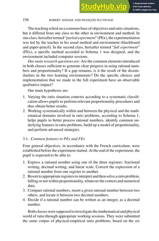 An Experiment In Teaching Ratio And Proportion | PDF