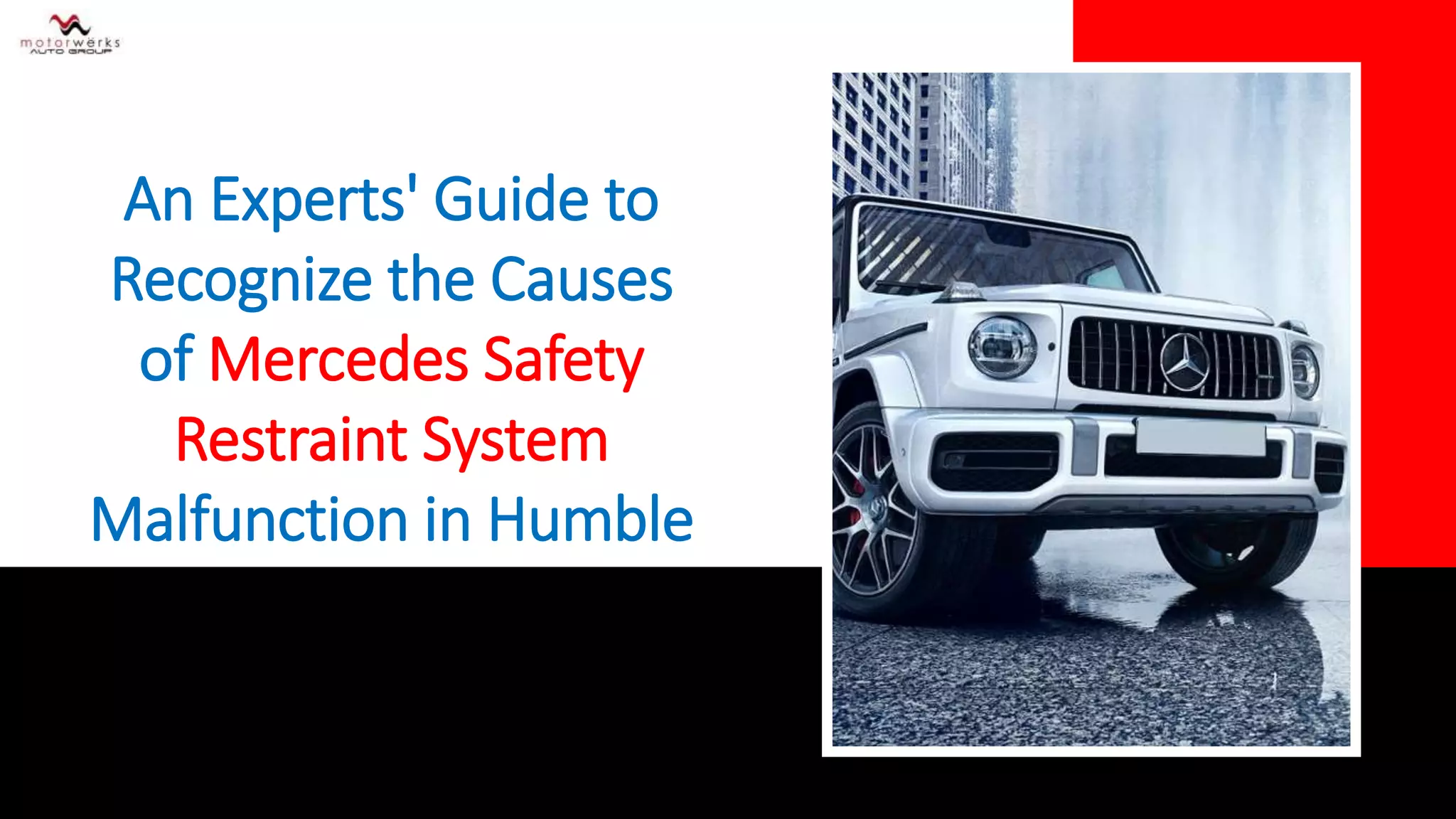 An Experts' Guide to Recognize the Causes of Mercedes Safety Restraint ...