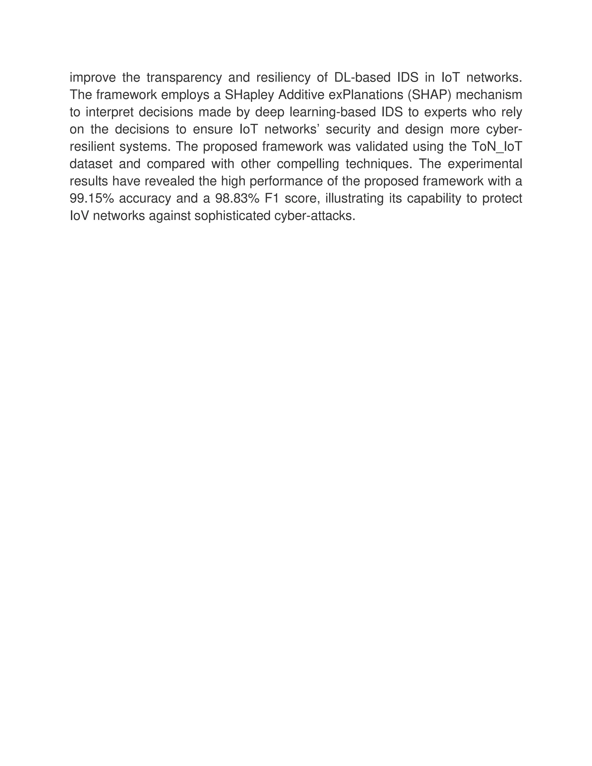 An Explainable Deep Learning Framework for Resilient Intrusion ... An Explainable Deep Learning Framework for Resilient Intrusion ...