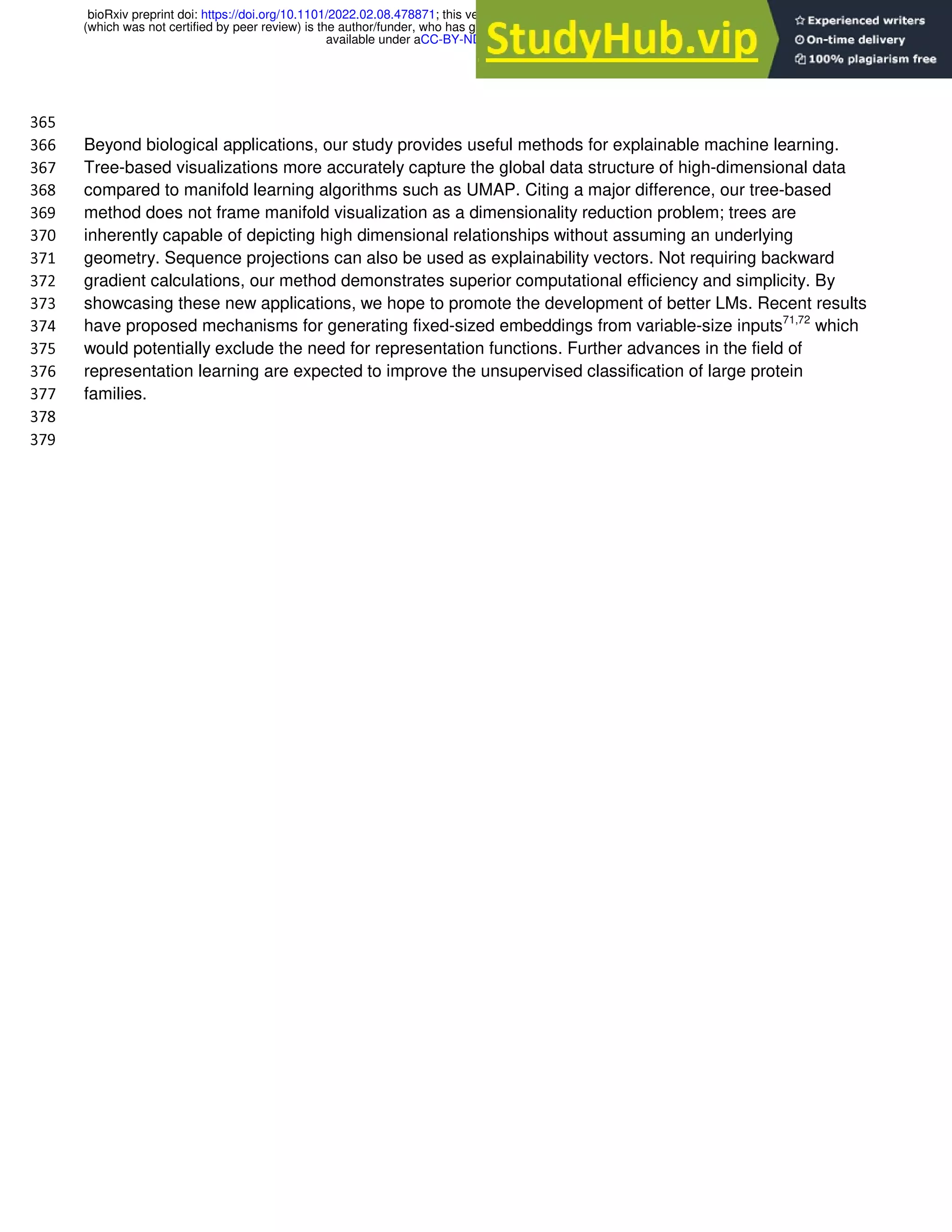 An Explainable Unsupervised Framework For Alignment-Free Protein Classification Using Sequence ...