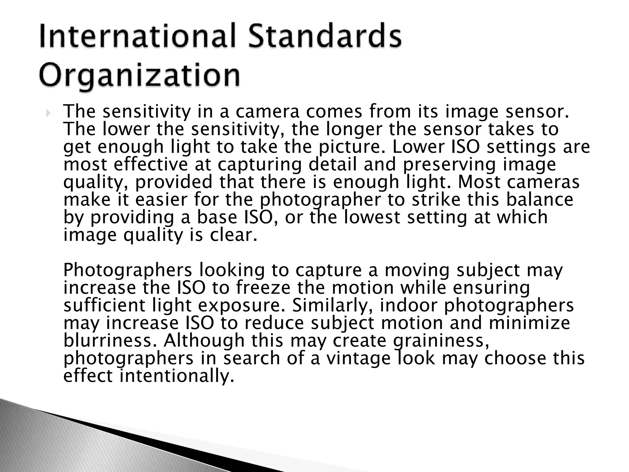 An Explanation Of Iso Ppt