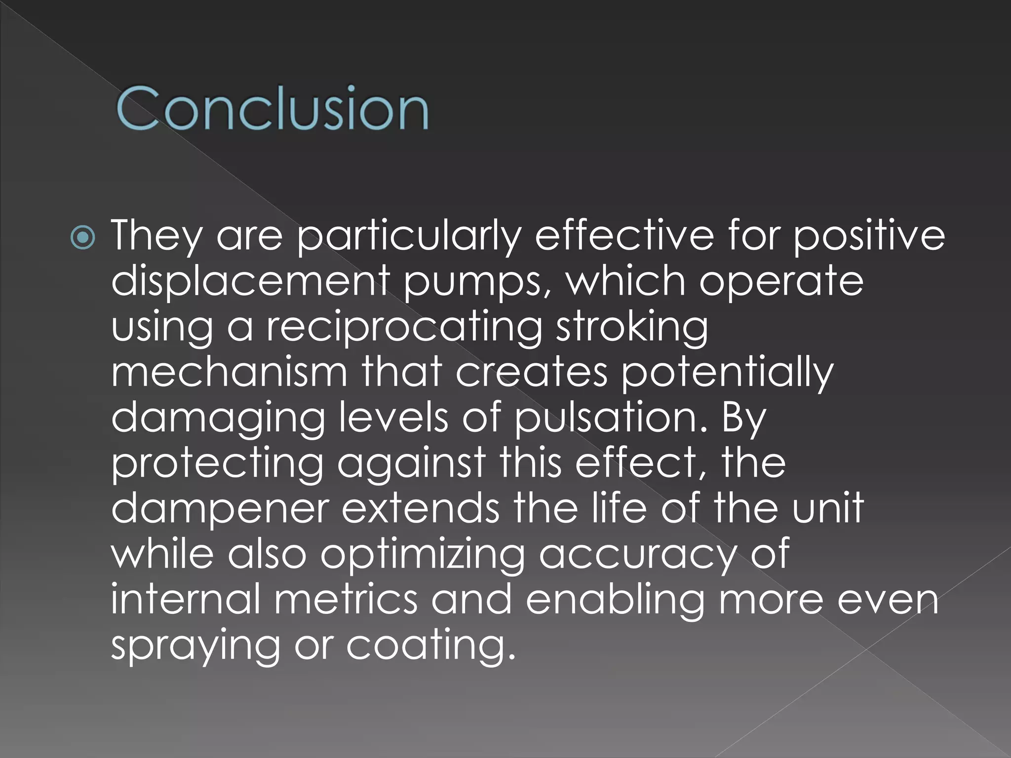 An Explanation of Pulsation Dampeners | PPT