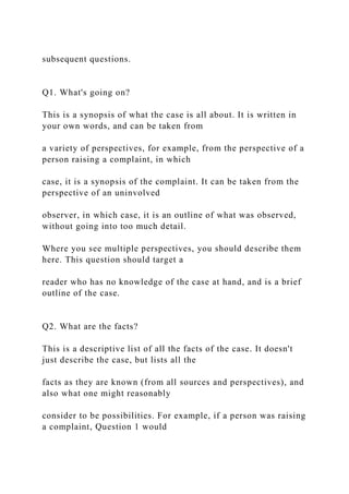 An explanation of the Doing Ethics Technique Graham R Seach .docx