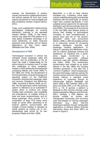 An Explanatory Case Study On Passenger Service Systems Adoption A ...