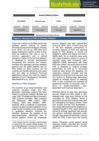 An Explanatory Case Study On Passenger Service Systems Adoption A ...