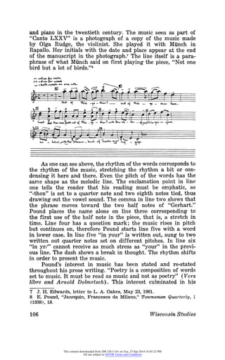 An explication of canto lxxv by ezra pound | PDF