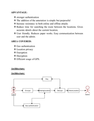 An exploration of geographic authentication schemes abstract | DOCX