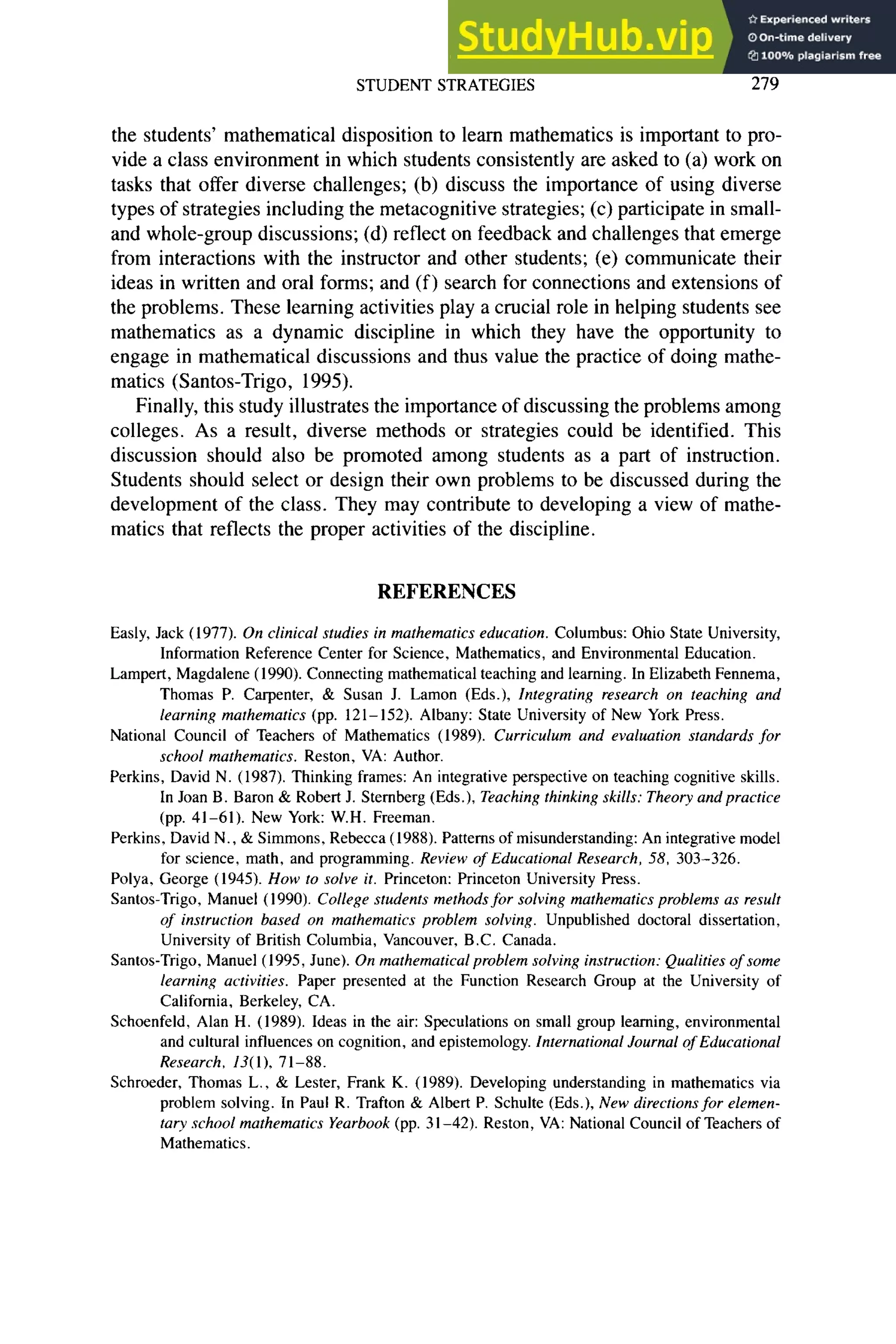 An Exploration Of Strategies Used By Students To Solve Problems With Multiple Ways Of Solution | PDF