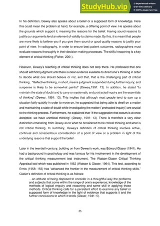 An Exploration Of The Meaning And Development Of Critical Thinking In ...