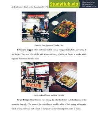 An Exploratory Study On The Sustainability Of StrEat Maginhawa Food ...