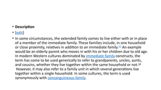 An extended family is a family that extends.pptx | Adoption and ...