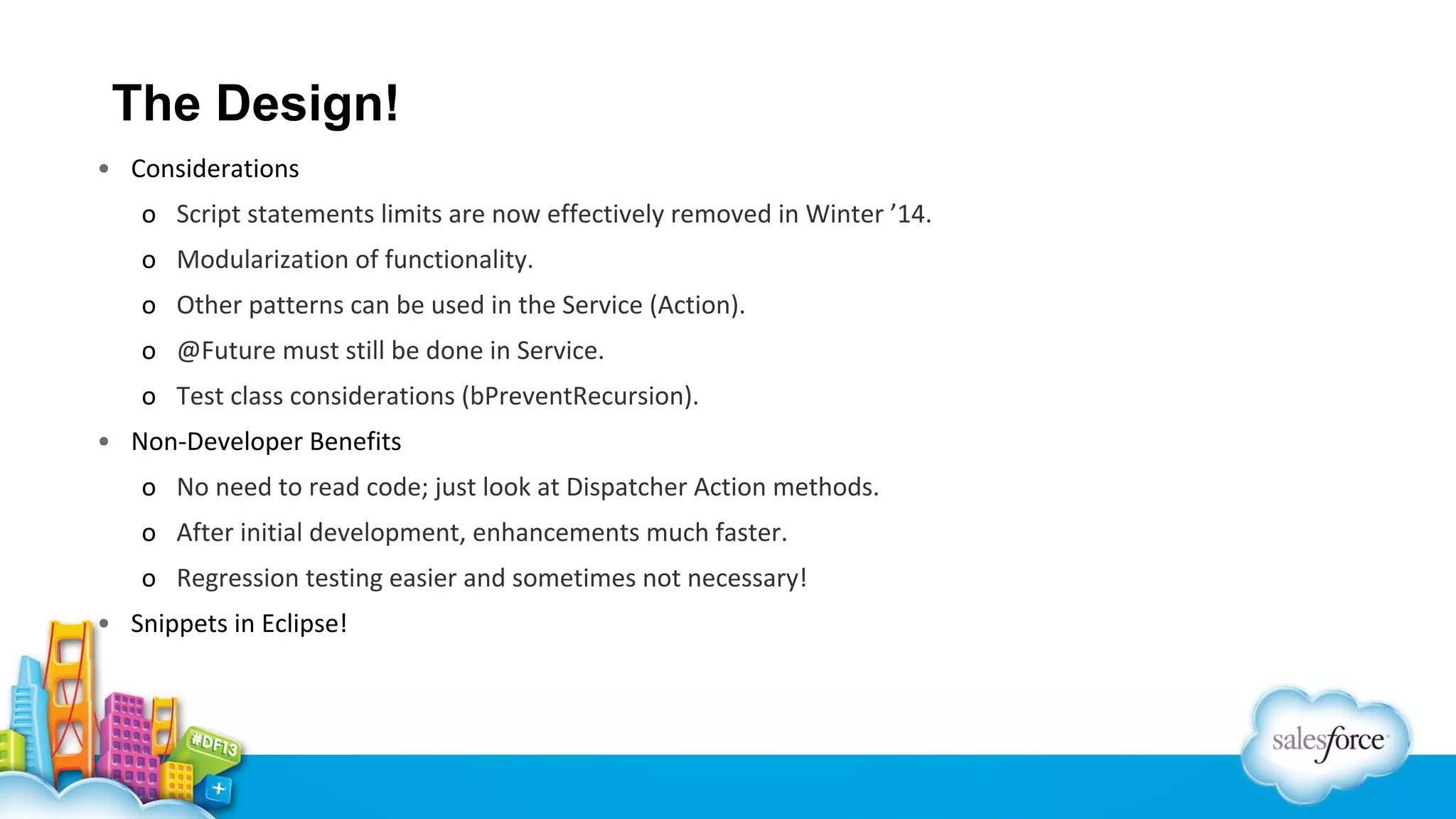 Shorten Your Development Time with an Extensible Design for Apex | PPT