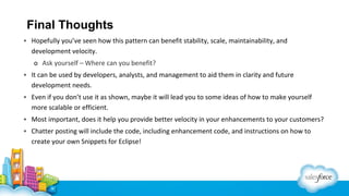 Shorten Your Development Time with an Extensible Design for Apex | PPT