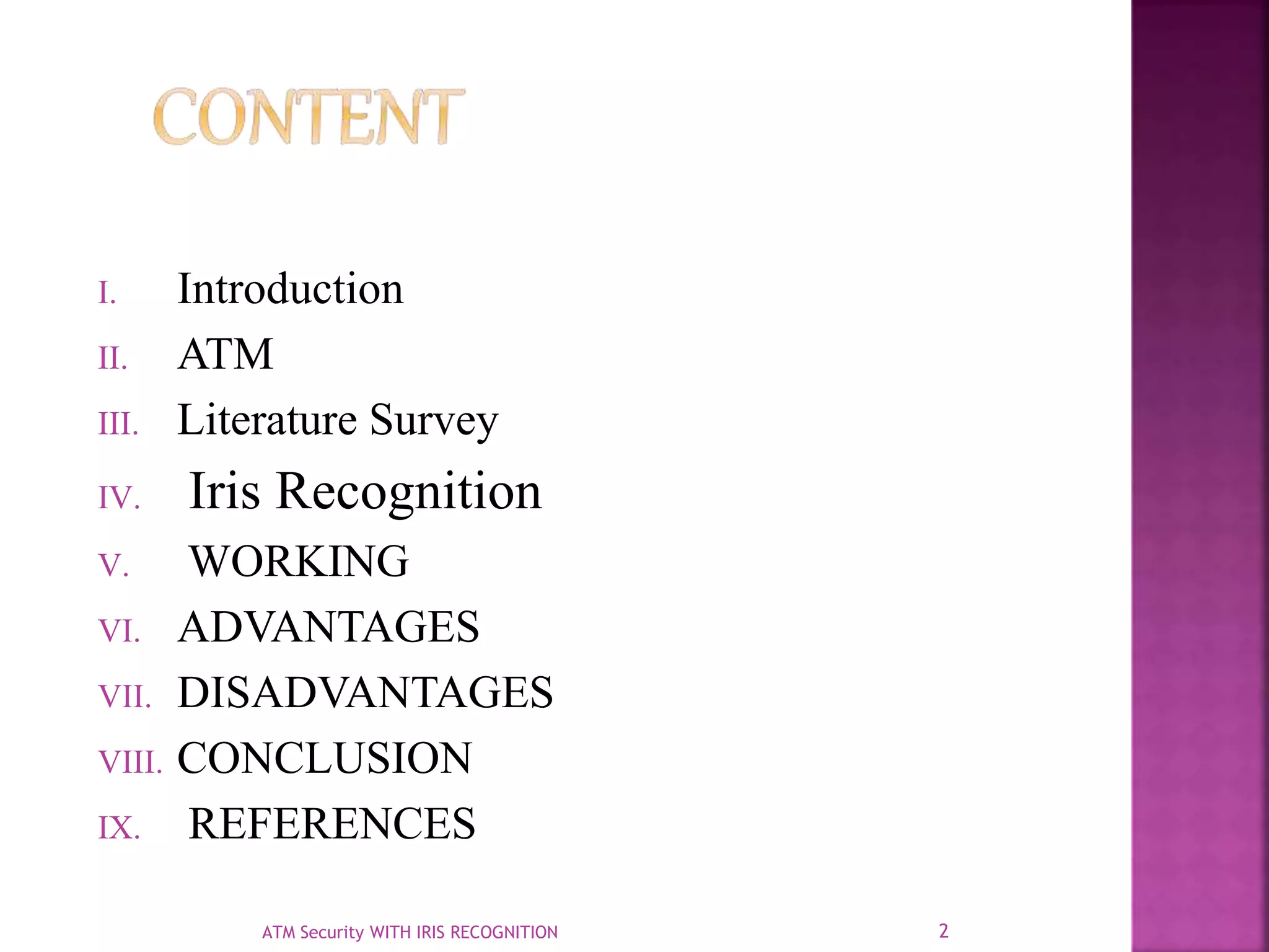 An eye with an atm | PPTX | Technology & Computing