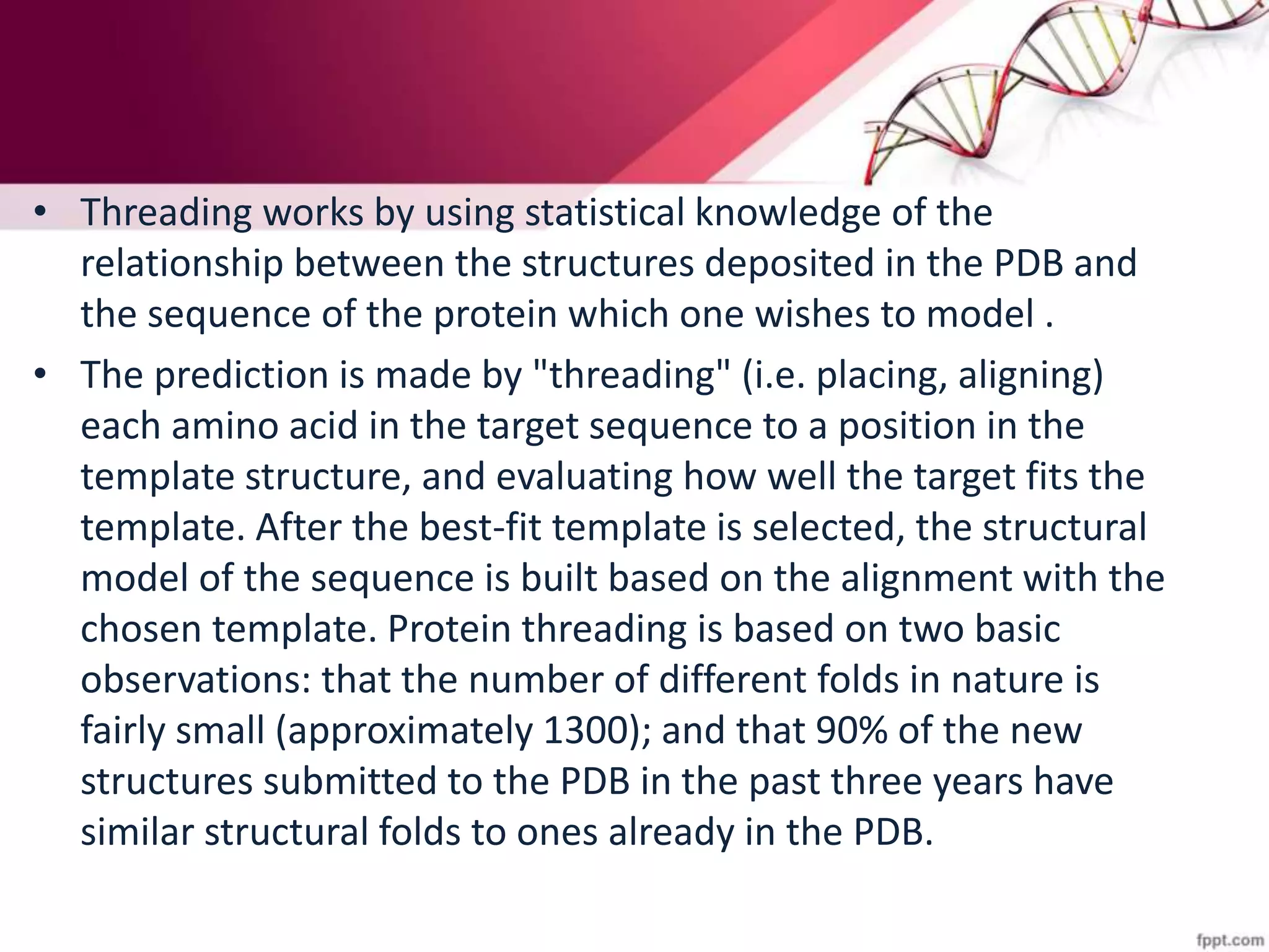 Protein structure analysis | PPTX