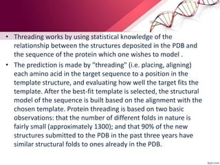 Protein structure analysis | PPTX