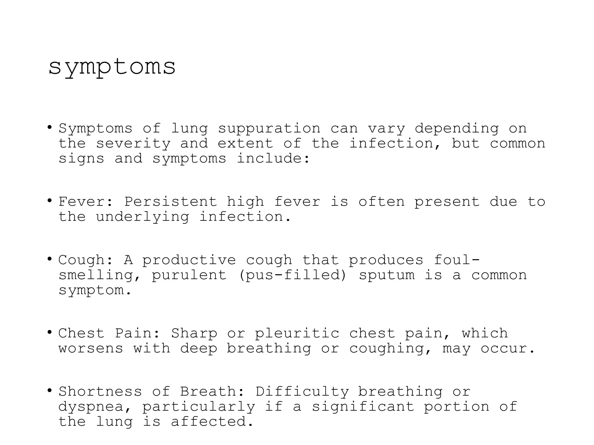 lung suppuration and diseases - Pulmonolgy.pptx
