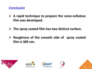 Tuning Nanoscale Surface Roughness and Smoothness of Nanocellulose Film ...