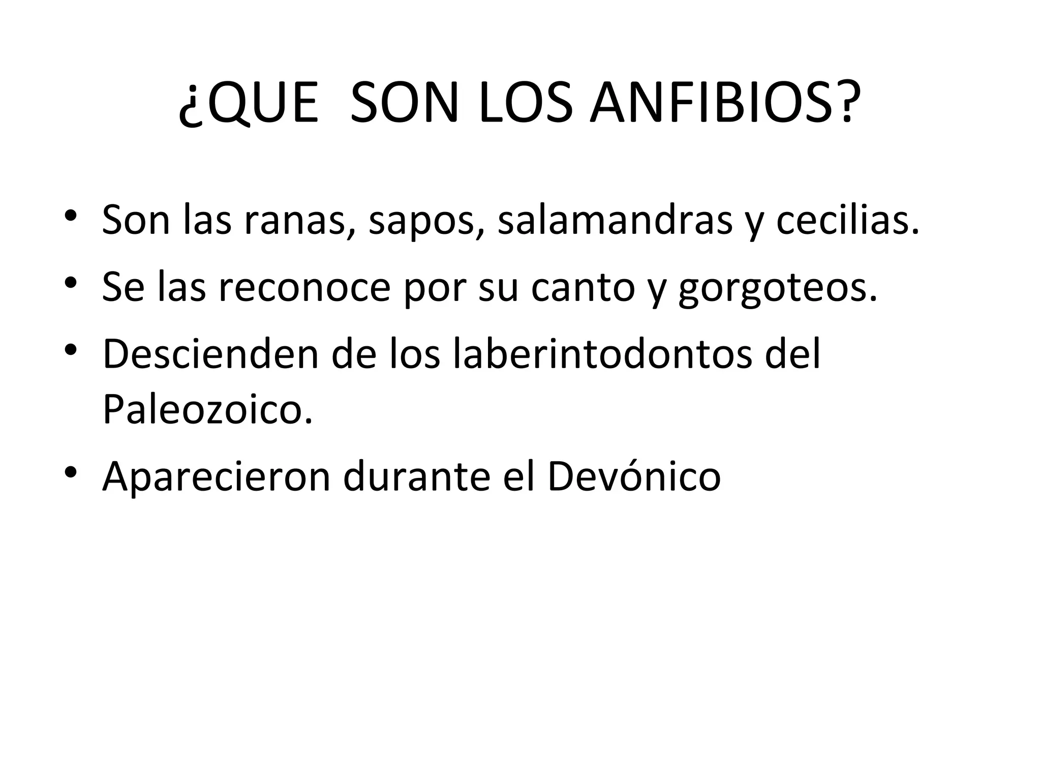 Anfibios | PPT