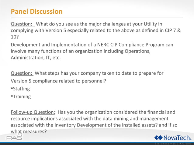 Leveraging Technology to Enhance Security, Reliability & NERC-CIP Ver.5 ...