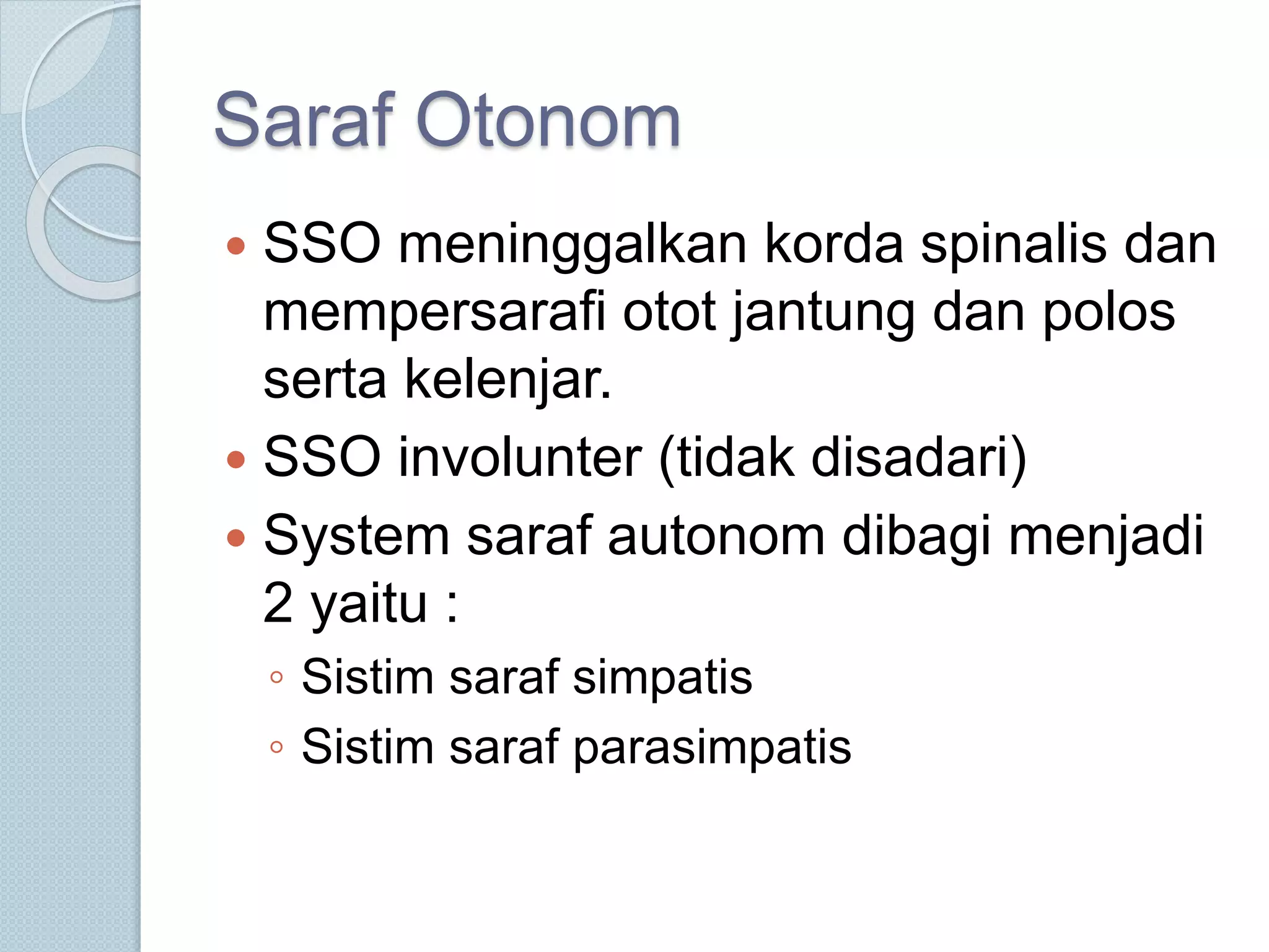 Anatomi fisiologi sistem-saraf | PPTX