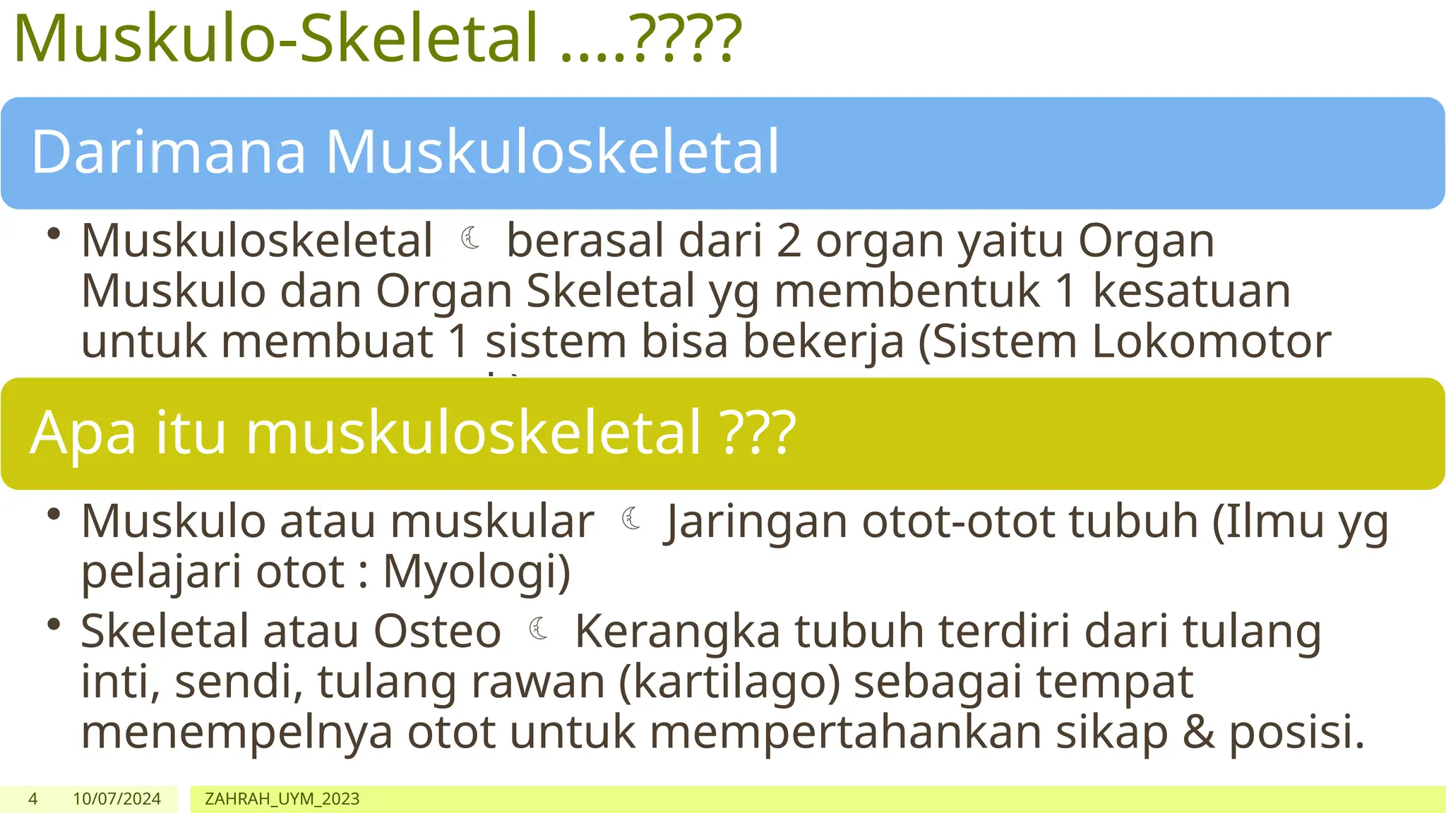 ANATOMI FISIOLOGI SISTEM MUSKULOSKELETAL | PPTX