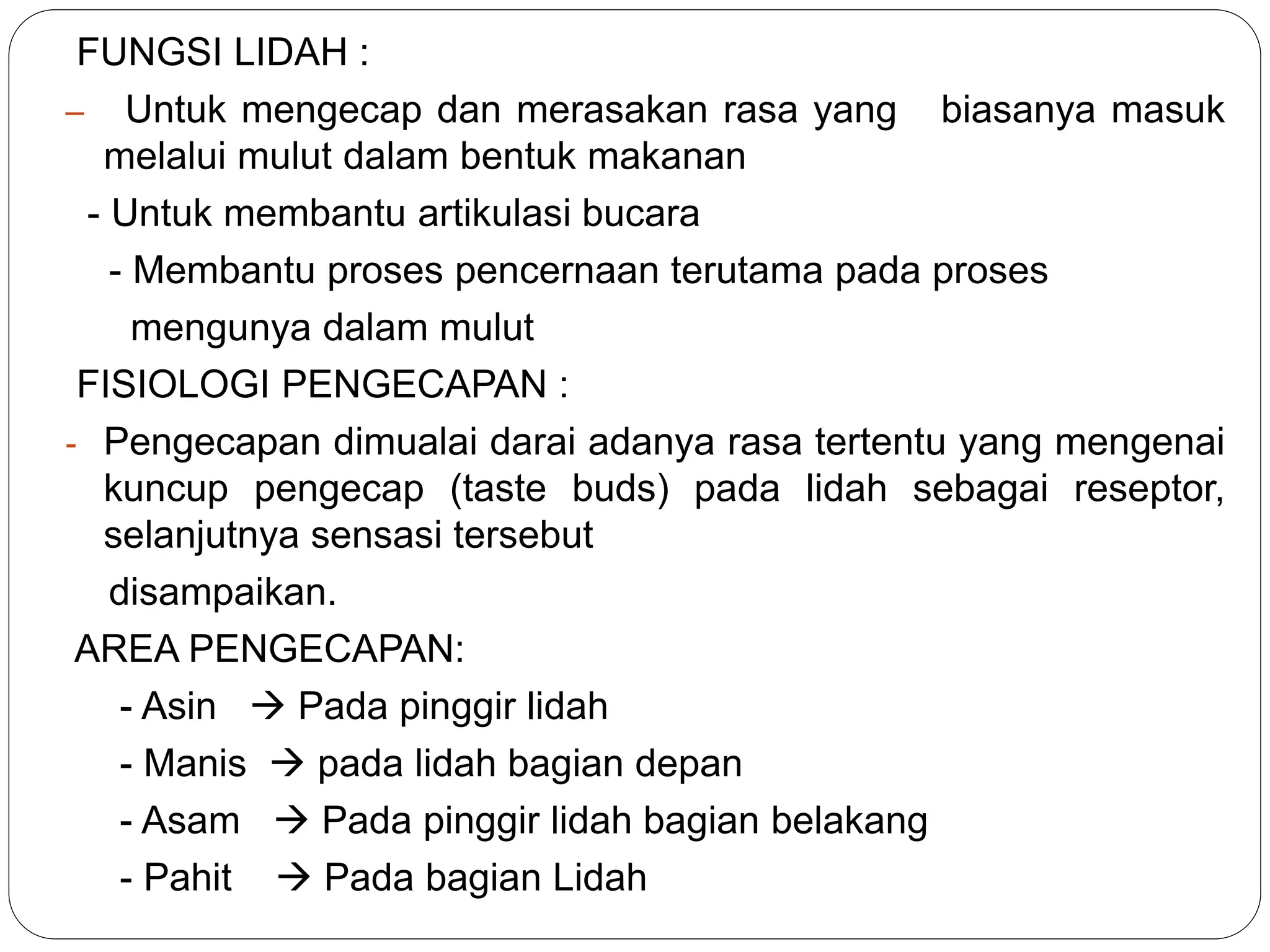 Anatomi dan fisiologi sistem pengindraan | PPT