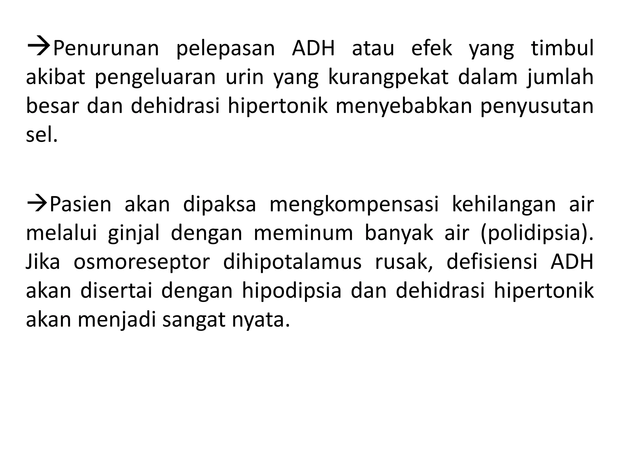 SISTEM REGULASI HORMON ADH | PPTX