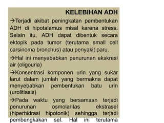 SISTEM REGULASI HORMON ADH | PPTX