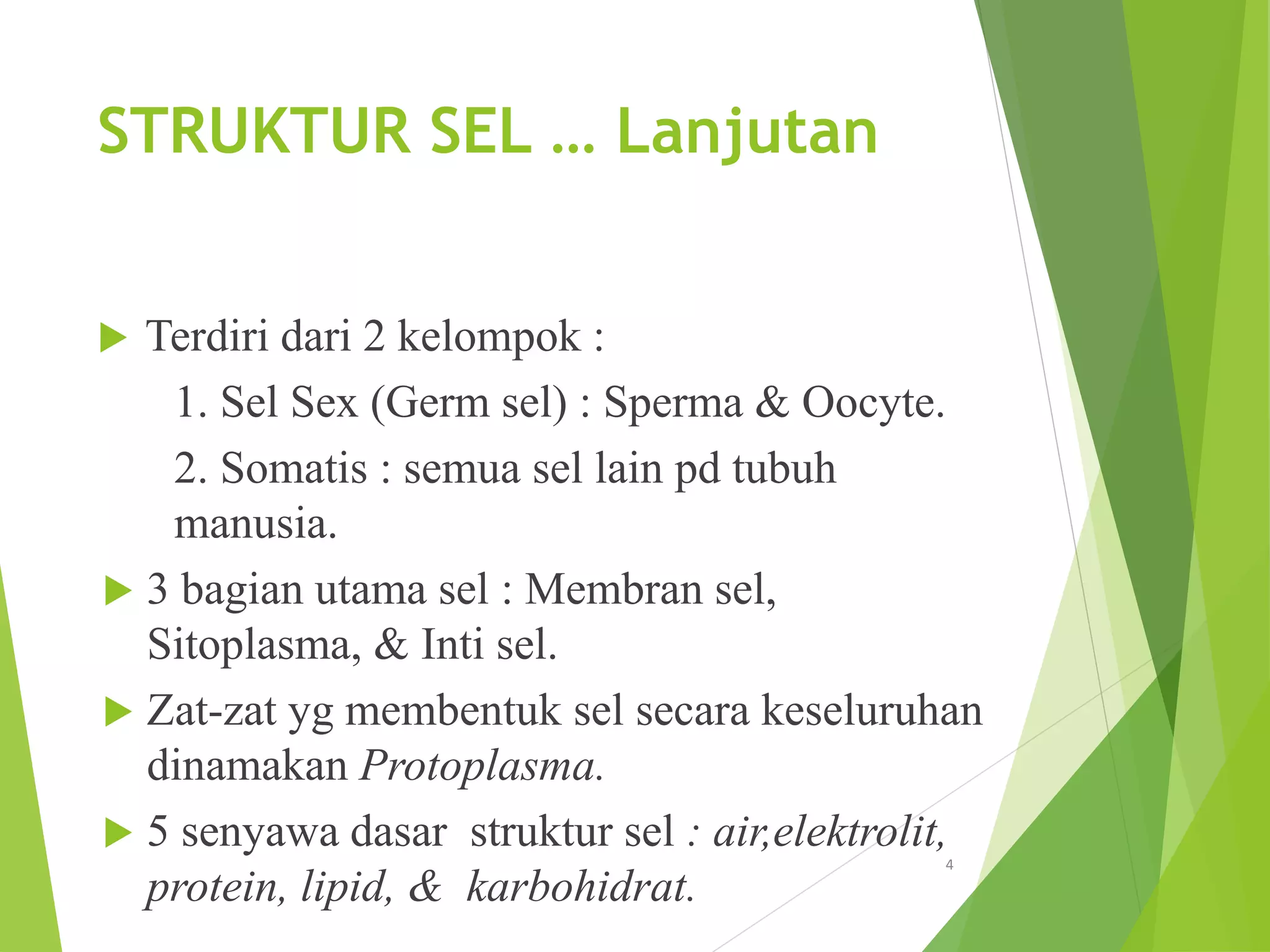 Anatomi Fisiologi Sel dan Jaringan | PPTX