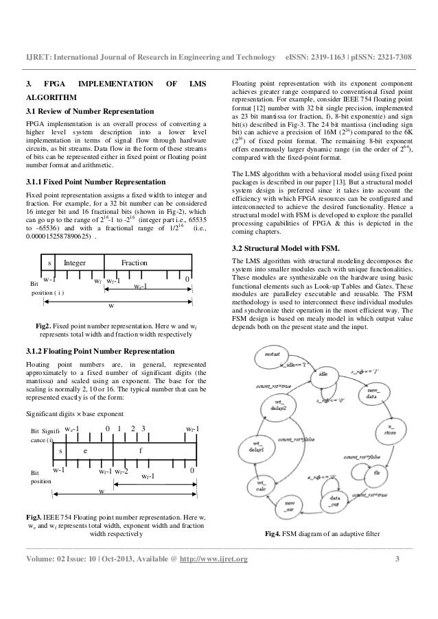 An Fpga Implementation Of The Lms Adaptive Filter