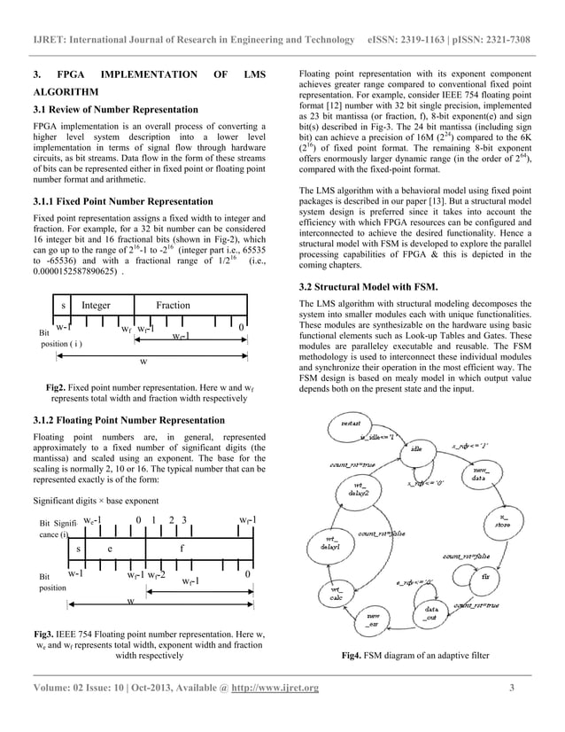 An Fpga Implementation Of The Lms Adaptive Filter Pdf 