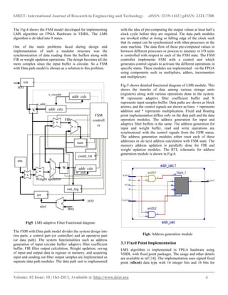 An fpga implementation of the lms adaptive filter | PDF