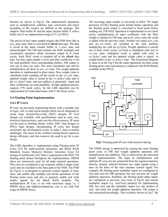 An Fpga Implementation Of The Lms Adaptive Filter Pdf