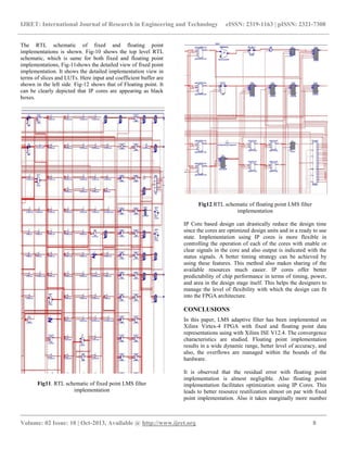 An fpga implementation of the lms adaptive filter | PDF