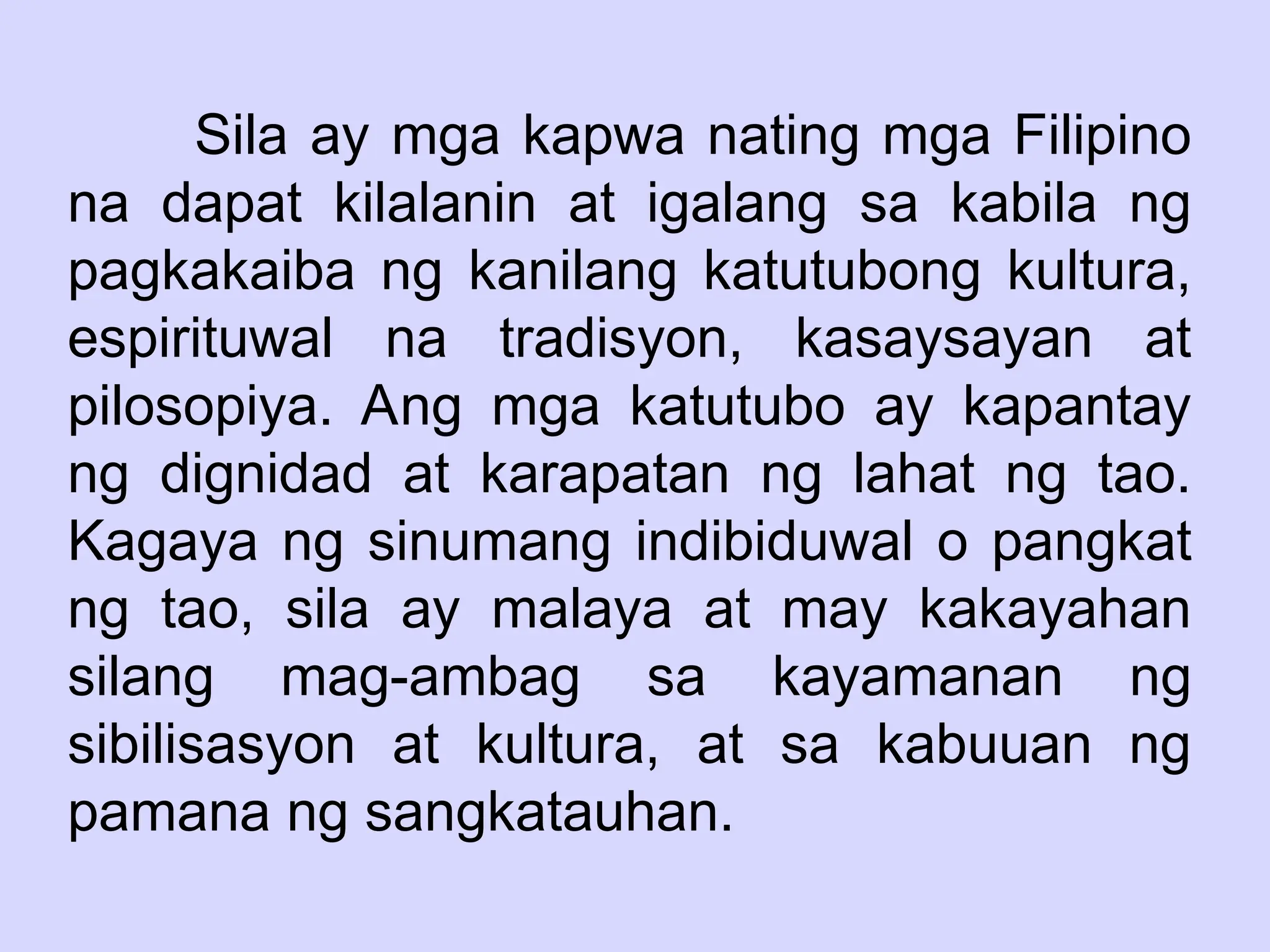 Ang-dignidad-ng-tao bilang gamit sa pagpapakatao | PPT