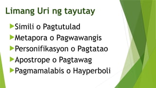 Ang-Estruktura-ng-Tula at ang mga anyo nito | PPTX