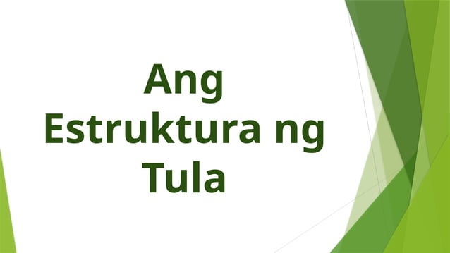 Ang-Estruktura-ng-Tula at ang mga anyo nito | PPTX