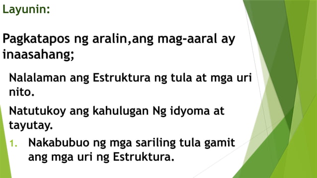 Ang-Estruktura-ng-Tula at ang mga anyo nito | PPTX