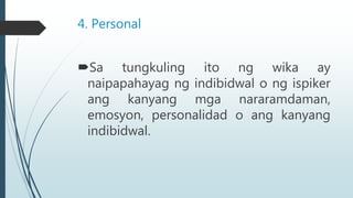 Ang gamit-ng-wika-sa-lipunan | PPTX